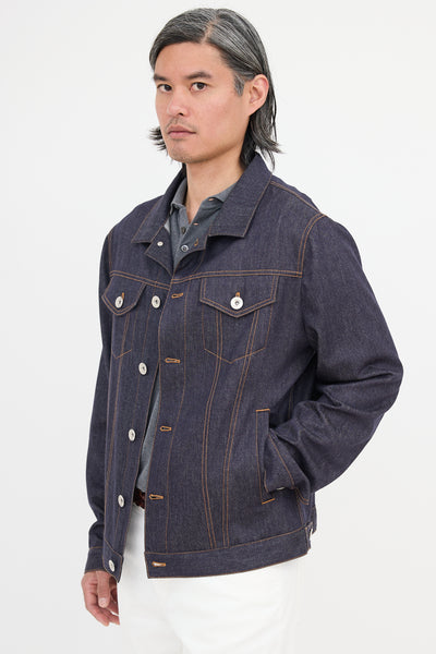Brunello Cucinelli // Wool Denim Finish Jacket – VSP Consignment