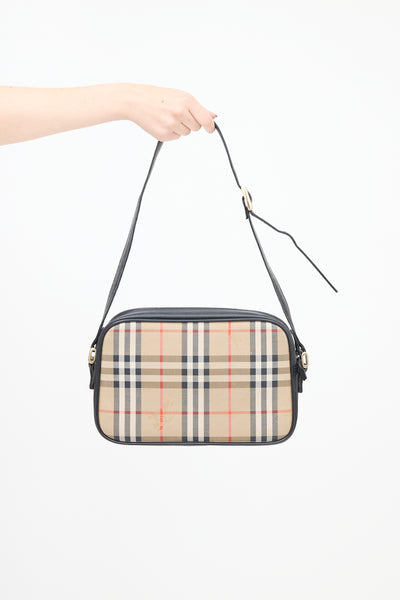 Burberry // Vintage Haymarket Check Crossbody Bag – VSP Consignment