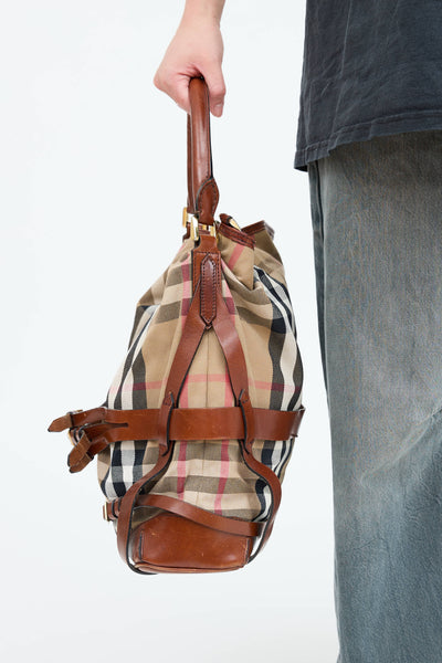 Burberry // House Check Bridle bag – VSP Consignment