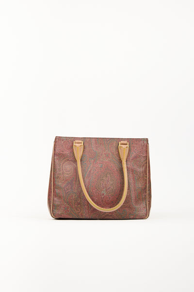 Etro // Leather Paisley Bag – VSP Consignment