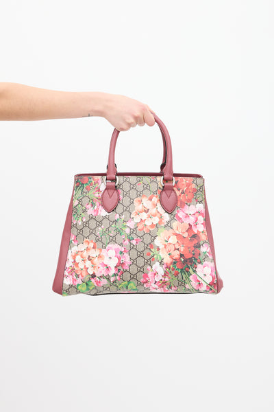 Gucci // Leather & GG Supreme Blooms Bag – VSP Consignment