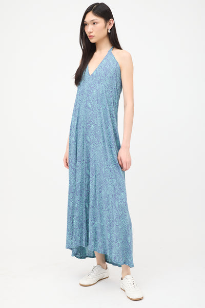 Natalie Martin // Floral Halter Maxi Dress – VSP Consignment