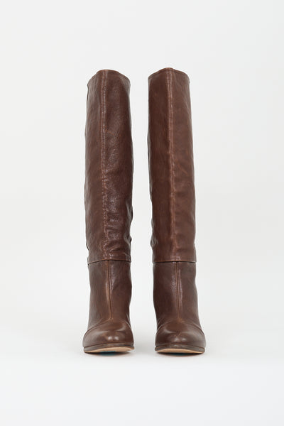 Rag & Bone // Brown Leather Knee High Boot – VSP Consignment