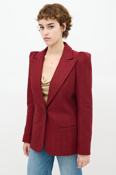 Smythe // Tweed Box Pleat Blazer – VSP Consignment