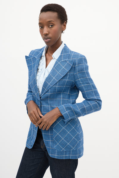 Smythe // Glen Check Birkin Blazer – VSP Consignment