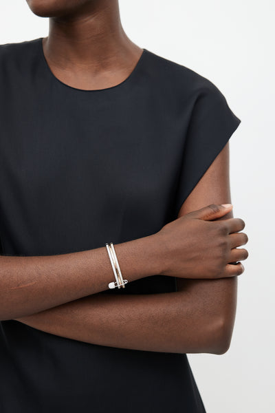 APM Monaco // Triple Colors Safety Pin Stacked Bracelet – VSP Consignment