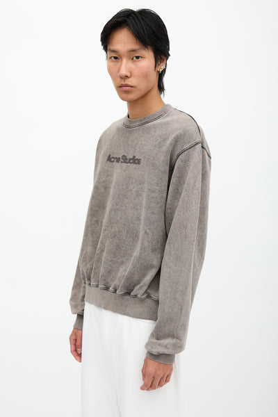 Acne Studios // Faded Blur Logo Sweatshirt – VSP Consignment