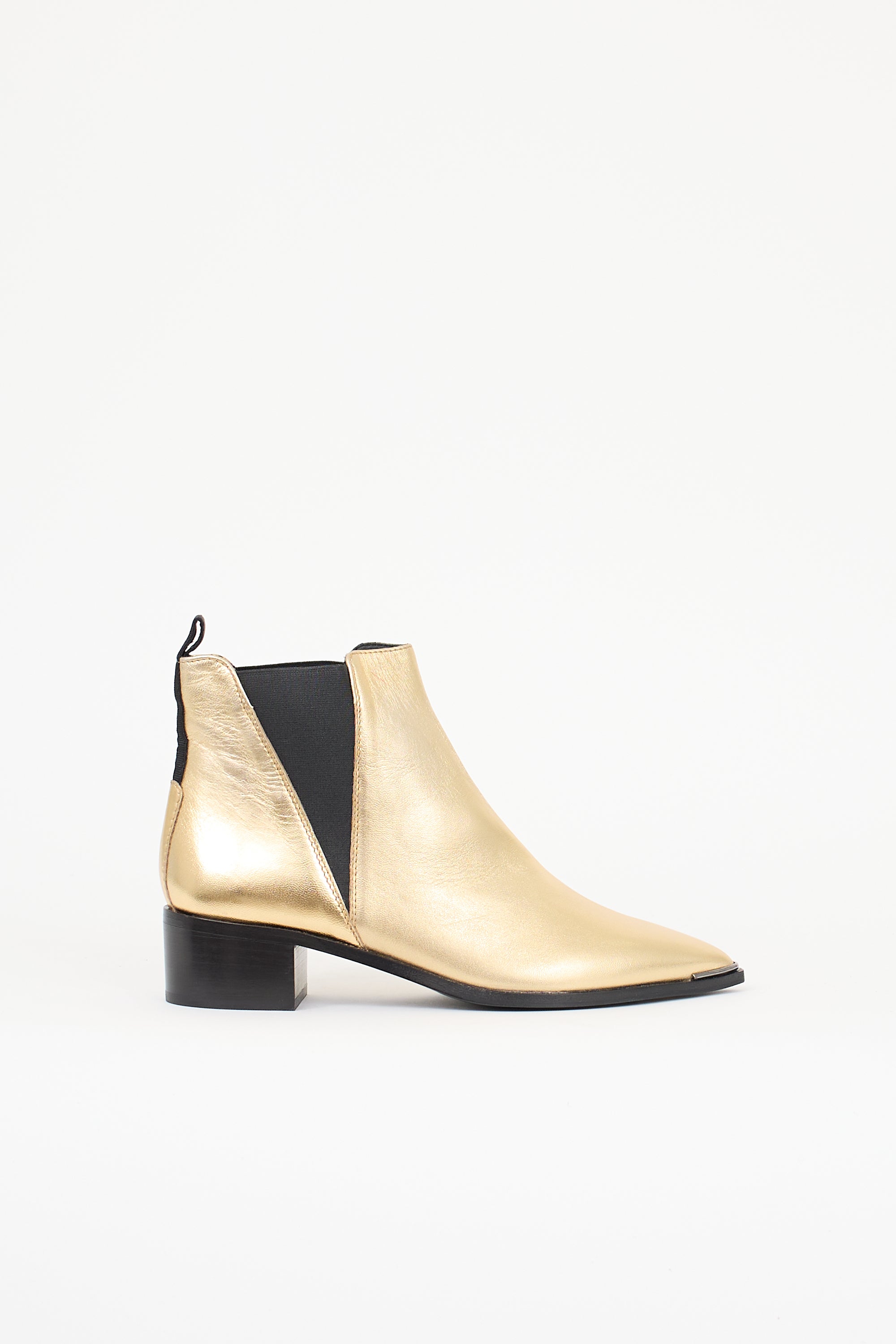 Acne Studios // Metallic Leather Jensen Boot – VSP Consignment