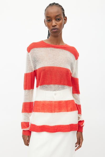 Acne Studios // Red & White Striped Sweater – VSP Consignment