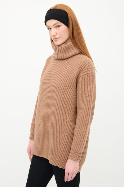 Acne Studios // Brown Wool Disa Turtleneck Sweater – VSP Consignment