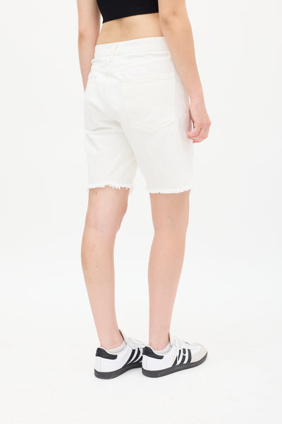 Agolde // White Denim Rumi Shorts – VSP Consignment