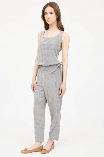 Akris // Silk Striped Co-Ord Set – VSP Consignment