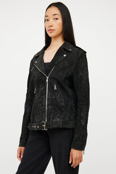 Balmain // Distressed Moto Jacket – VSP Consignment