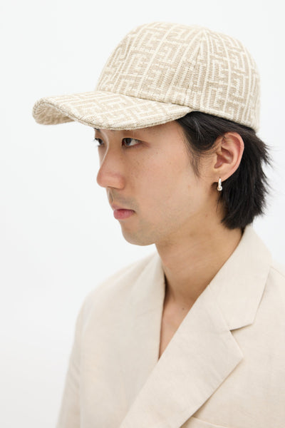 Balmain // Monogram Woven Hat – VSP Consignment