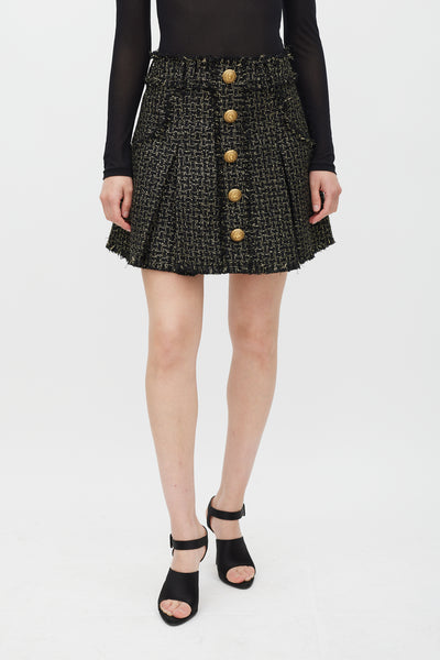 Balmain // Knit Fringe Skirt – VSP Consignment