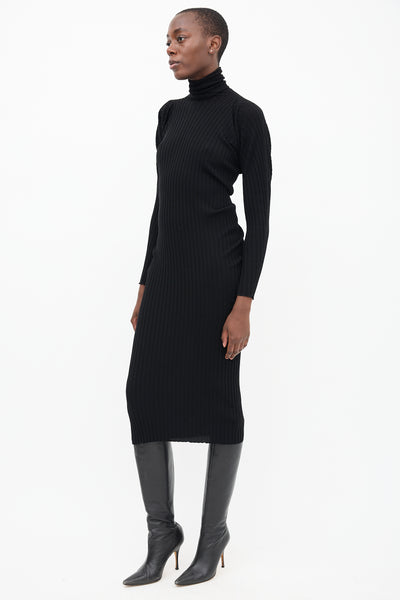 Bottega Veneta // PF 2020 Ribbed Knit Midi Dress – VSP Consignment