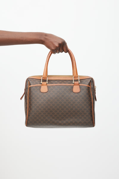 Celine // Brown Leather Monogram Triumph Macadam Bag – VSP Consignment