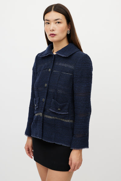 Chanel // FW 2008 Silk Tweed Jacket – VSP Consignment