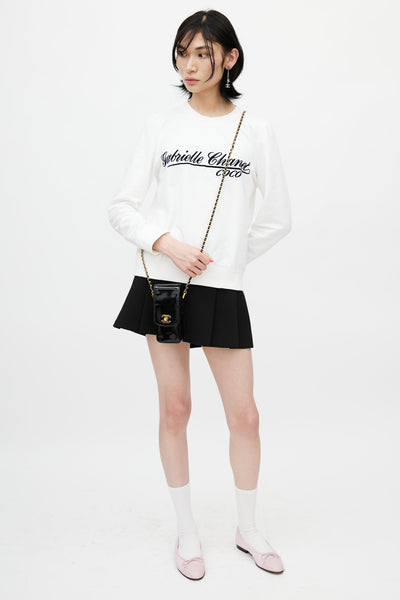 Chanel // Late 1990s Black Patent Mobile Crossbody Bag – VSP Consignment