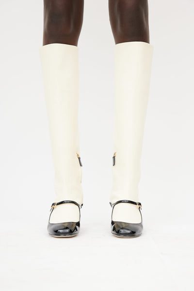 Chanel // 2000s Patent Mary Jane Boot – VSP Consignment