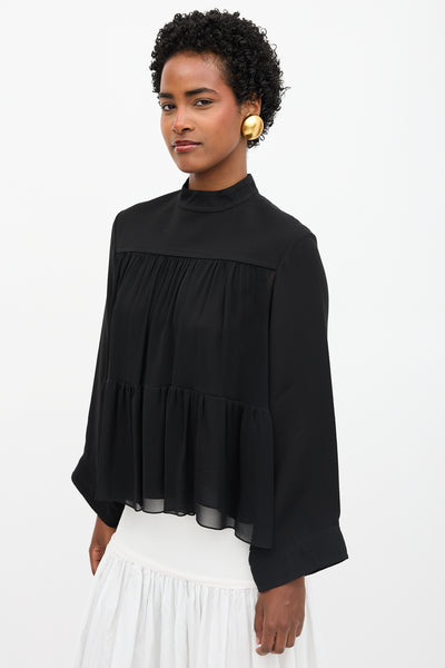 Chloé // Silk Tiered Blouse – VSP Consignment