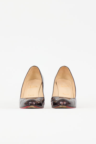 Christian Louboutin // Patent Printed Miss Tack Pump – VSP Consignment