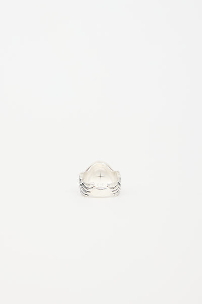 Clocks and Colours // X Travis Barker Sterling Silver Guardian Ring ...