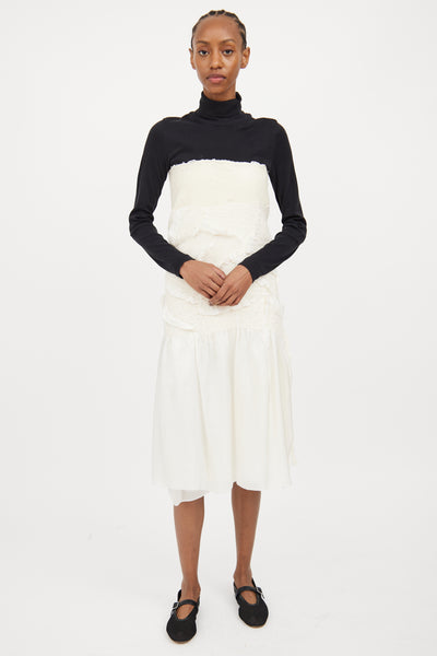 VSP Archive // Cream Wool & Silk Wrap Dress – VSP Consignment