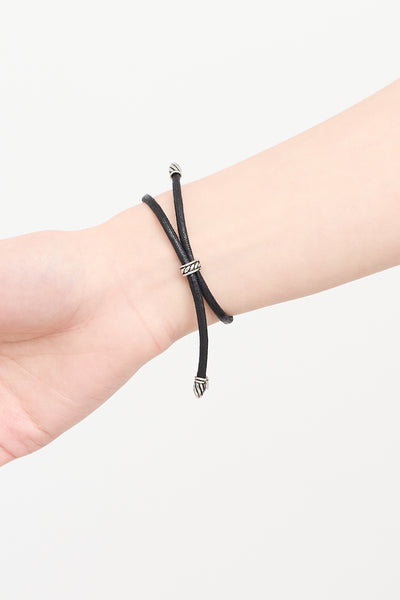 David Yurman // Sterling Silver Pull Cord Bracelet – VSP Consignment