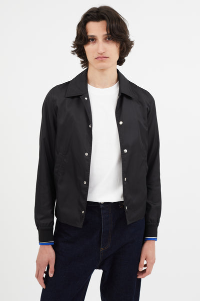 Dior // Black Nylon New Wave Logo Jacket – VSP Consignment