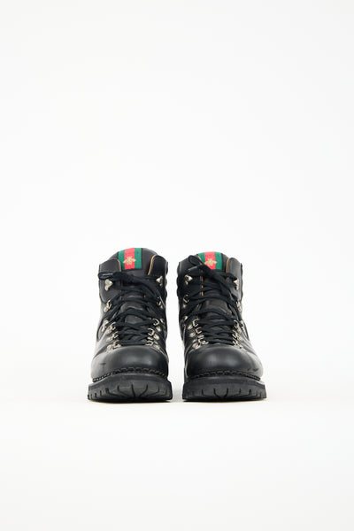 Gucci // Leather Hiking Web Boot – VSP Consignment