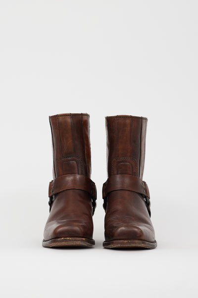 Frye // Brown Leather Star Western Boot – VSP Consignment