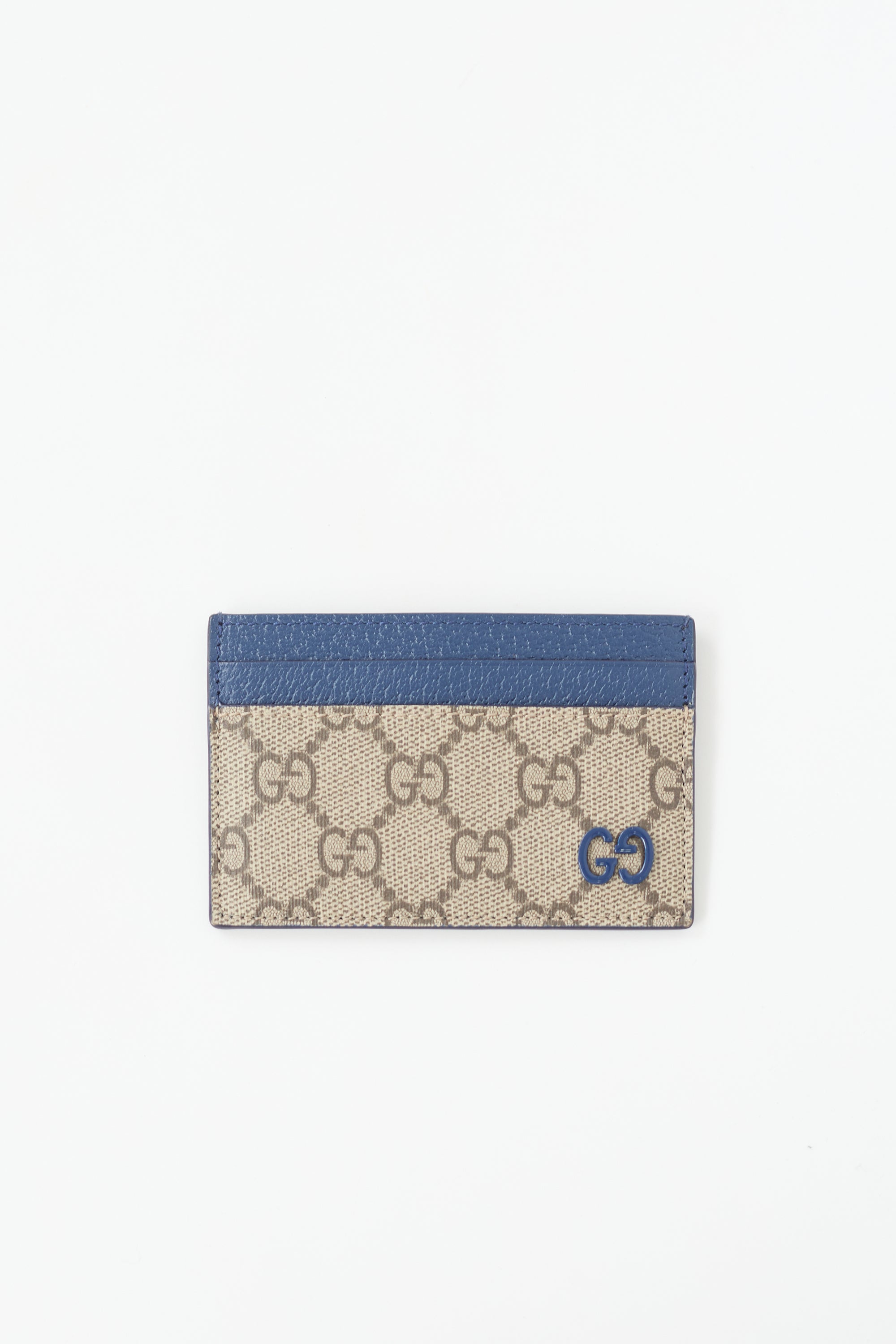 Gucci // Monogram GG Supreme Card Holder – VSP Consignment
