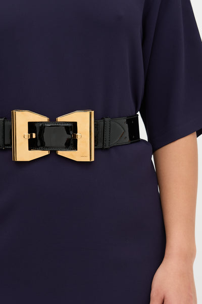 Gucci // Patent Leather Bow Buckle Belt – VSP Consignment
