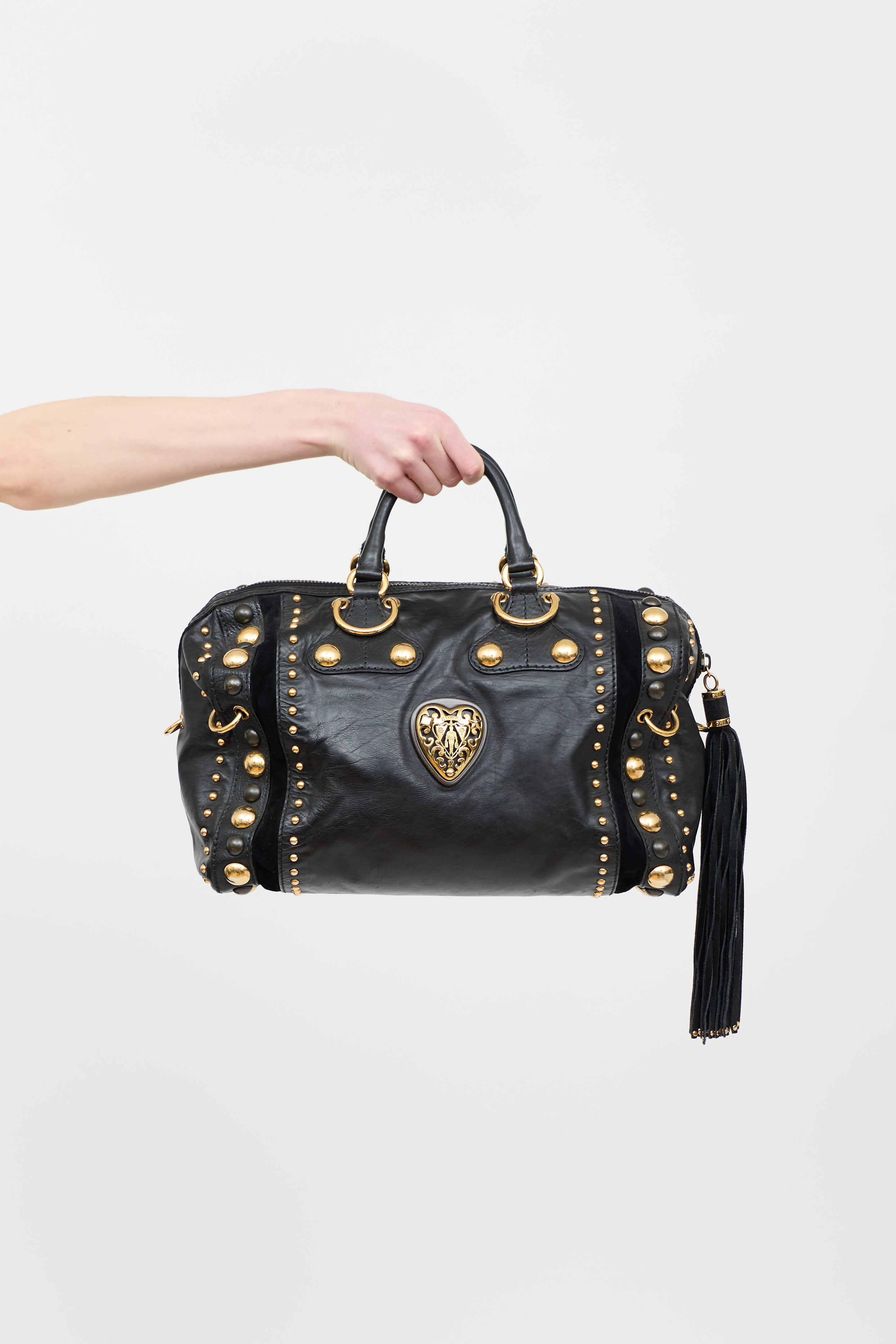Gucci // Leather Babouska Boston Bag – VSP Consignment