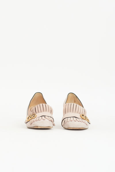 Gucci // Suede GG Fringe Pump – VSP Consignment