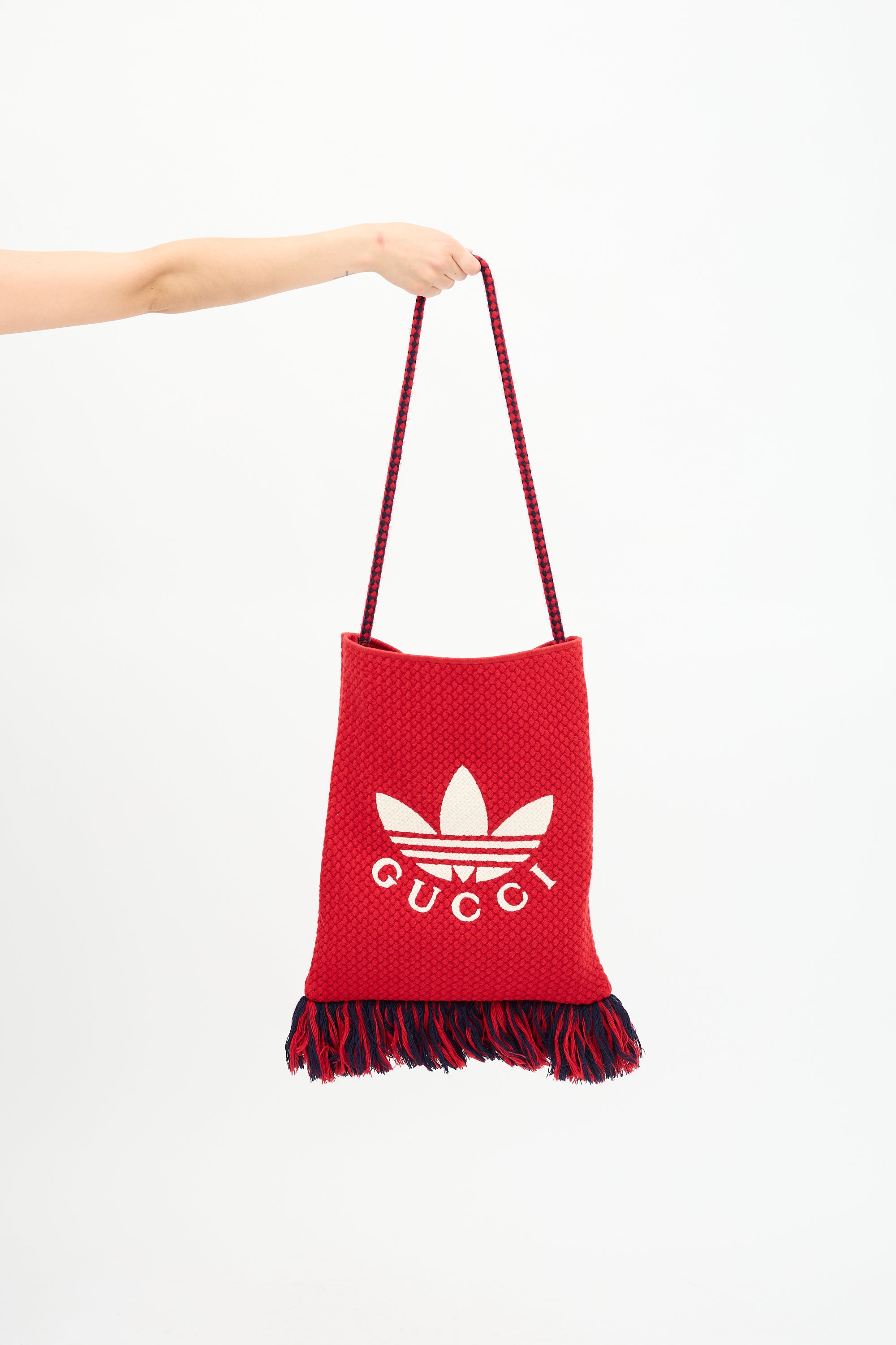 Gucci // X Adidas Crochet Logo Tote Bag – VSP Consignment