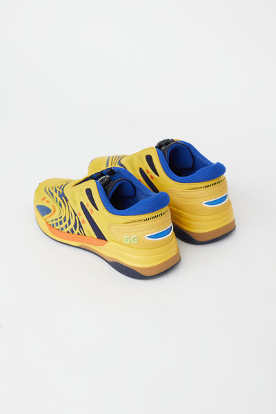 Gucci // Yellow & Multi Ultrapace R Sneaker – VSP Consignment