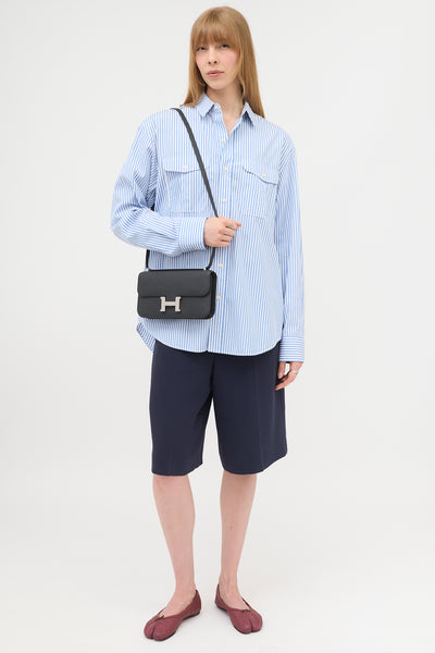 Hermès // 2024 Black Epsom Constance Elan Bag – VSP Consignment