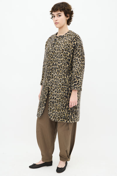 Isabel Marant // Cream & Black Wool Patterned Coat – VSP Consignment