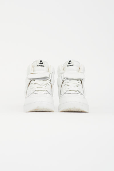 Isabel Marant // White Brooklee High Top Sneaker – VSP Consignment