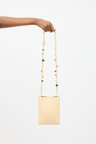 Jil Sander // Leather Beaded Tangle Crossbody Bag – VSP Consignment