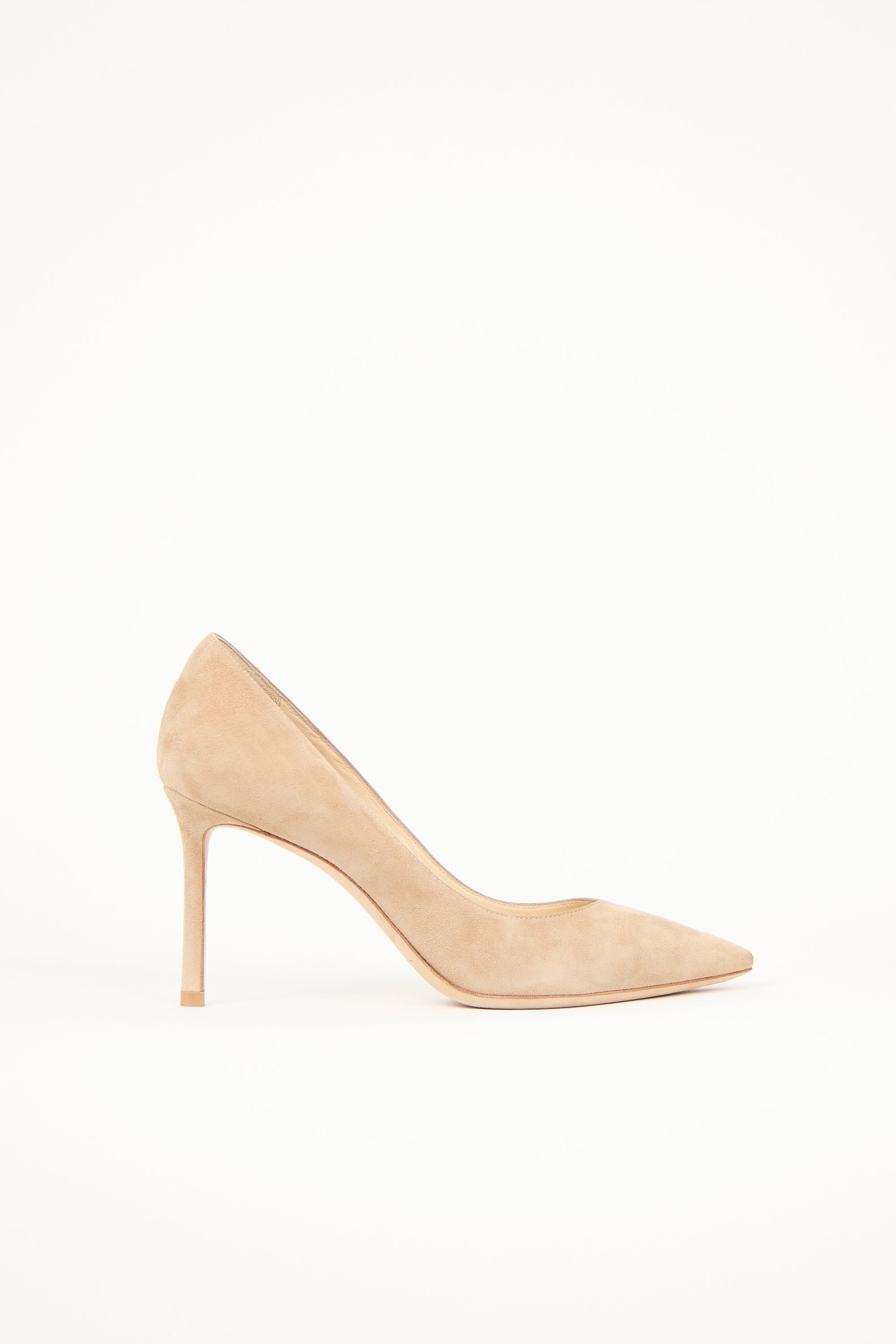 Jimmy Choo // Suede Romy Pump – VSP Consignment