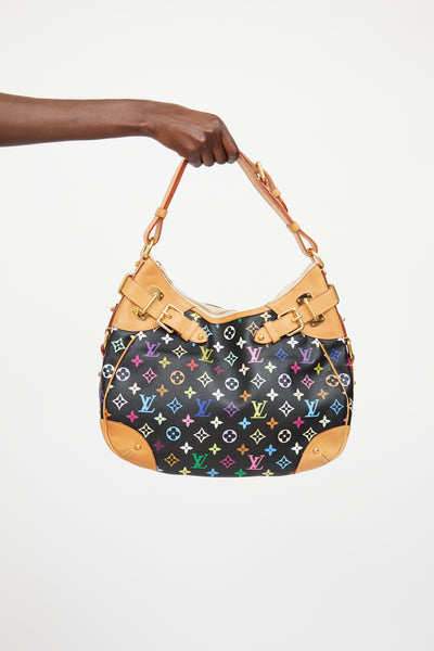 Louis Vuitton // Black Murakami Greta Shoulder Bag – VSP Consignment