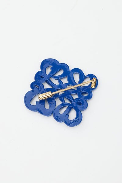 Loewe // Enamel Anagram Logo Brooch – VSP Consignment