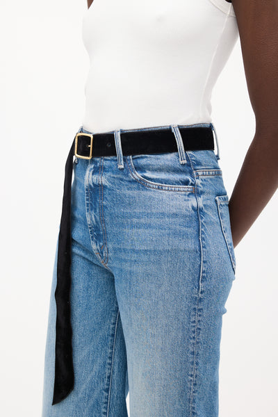 Louis Vuitton // Black Velvet Draped Belt – VSP Consignment