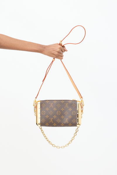 Louis Vuitton // Brown Monogram Metal Plated Capsule Pochette Bag – VSP ...