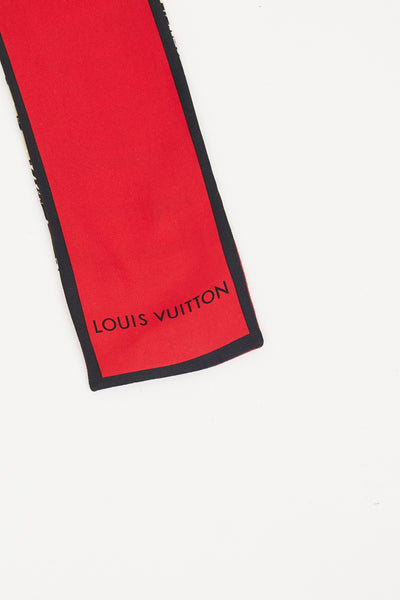 Louis Vuitton // Red Trunks Bandeau Scarf – VSP Consignment