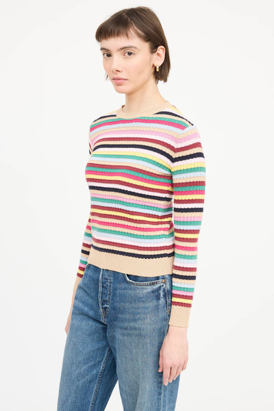 Max Mara // Knit Striped Sweater – VSP Consignment