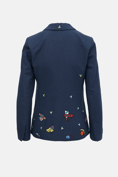 Mira Mikati // Patches Blazer – VSP Consignment